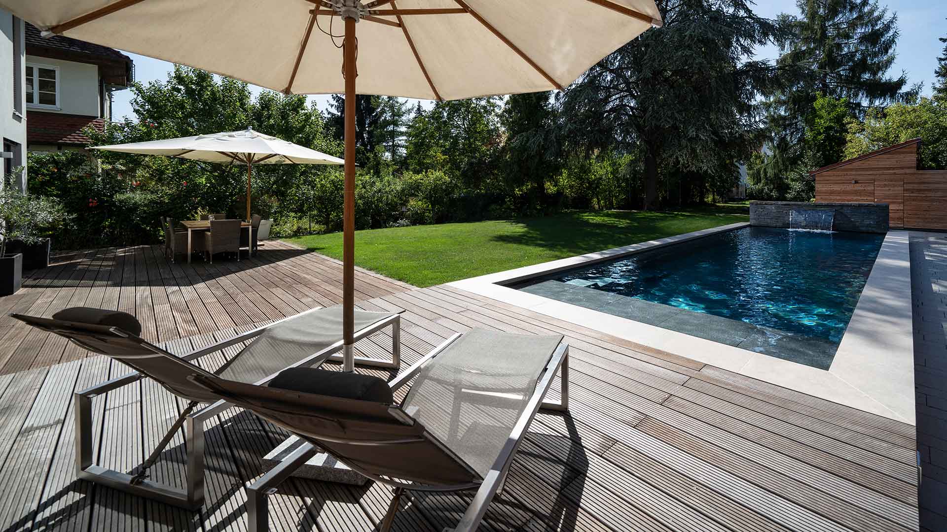 Poolprojekt | Großzügiges Understatement | GFK-Pool Cube 12