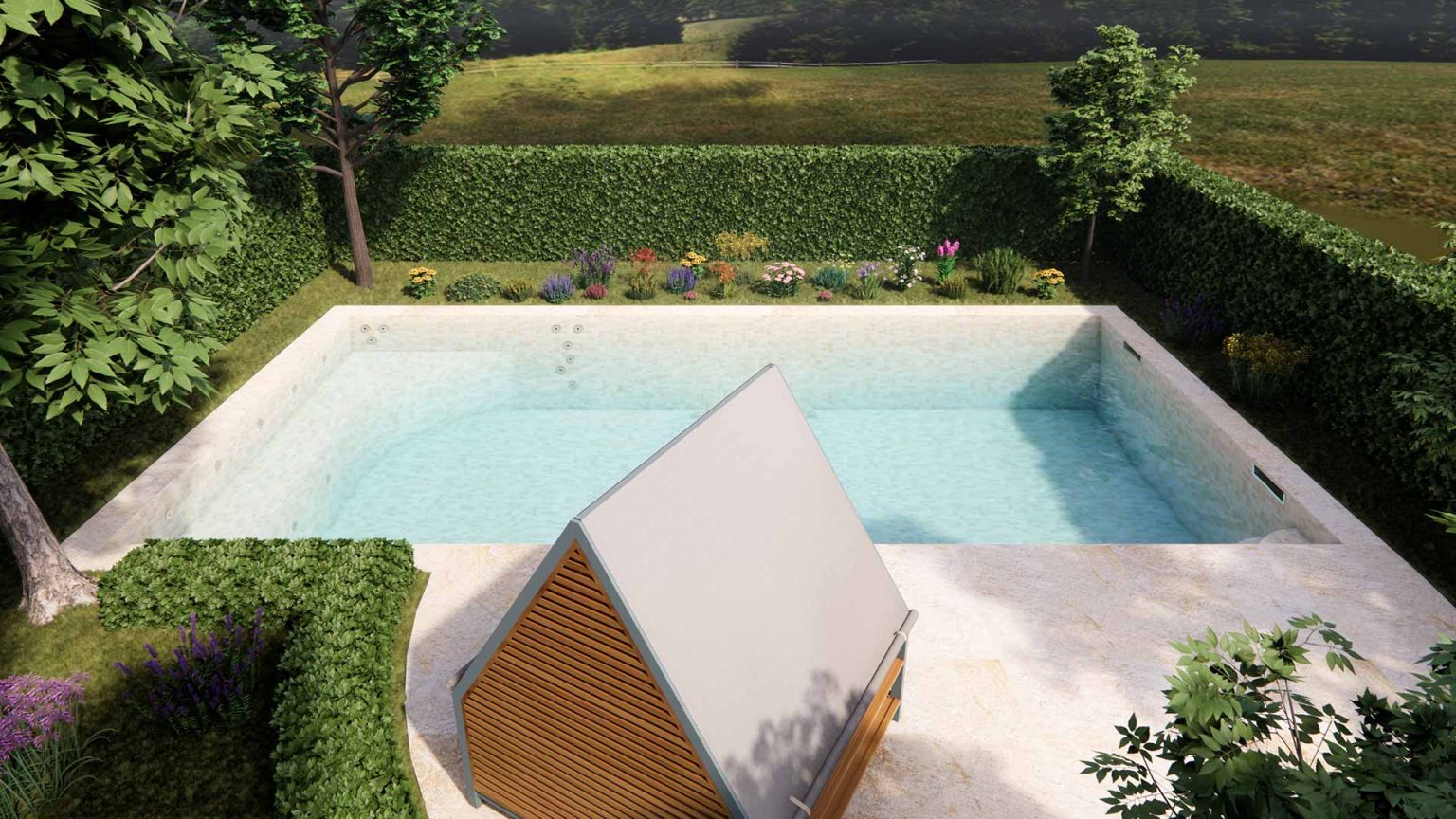 Wohn-Pool-Kultur von Alveo Karlsruhe